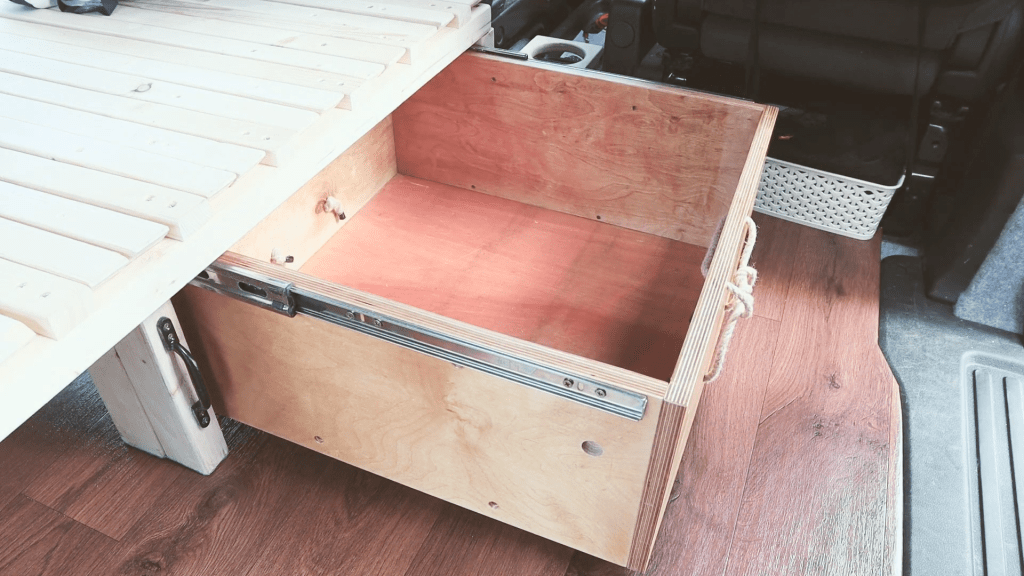 Creating A Unique 3 Section Pullout Bench/Bed With Storage – The Tiny ...