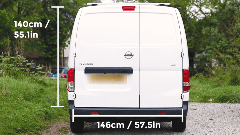 Full Dimensions For Converting An Nissan NV200 – The Tiny Camper Van