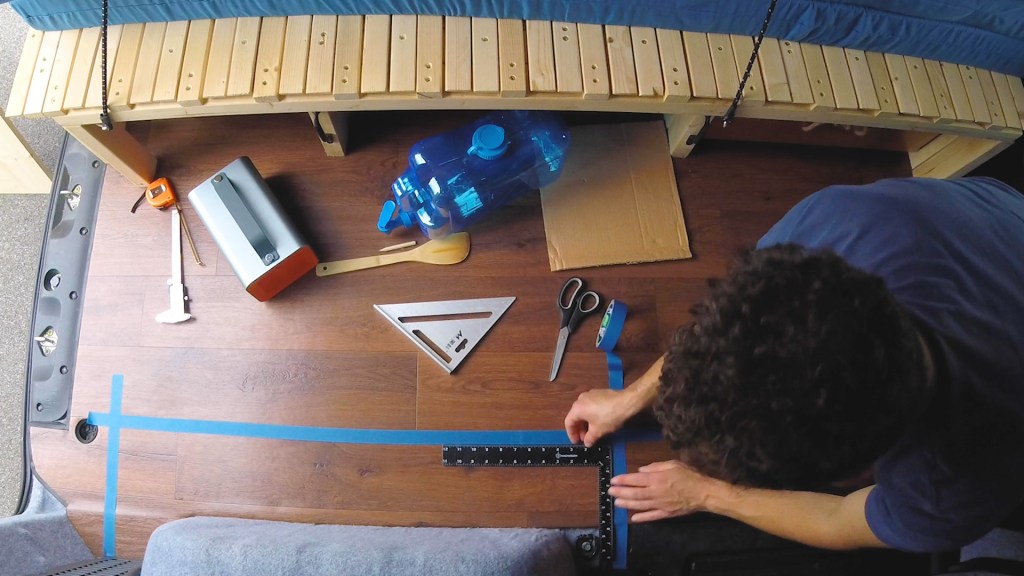 Building A Wheel Arch Storage Box – The Tiny Camper Van