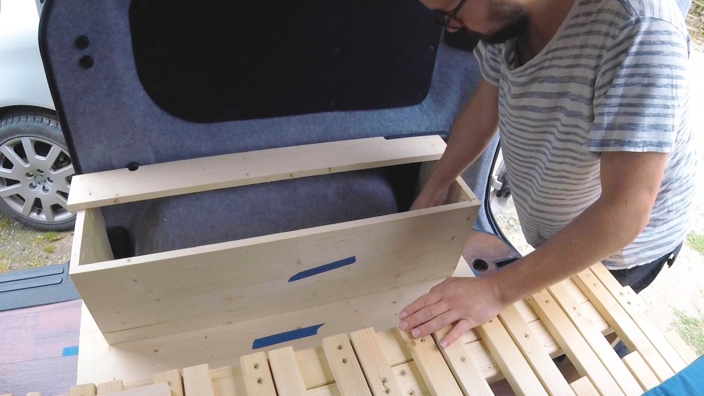 Building A Wheel Arch Storage Box – The Tiny Camper Van
