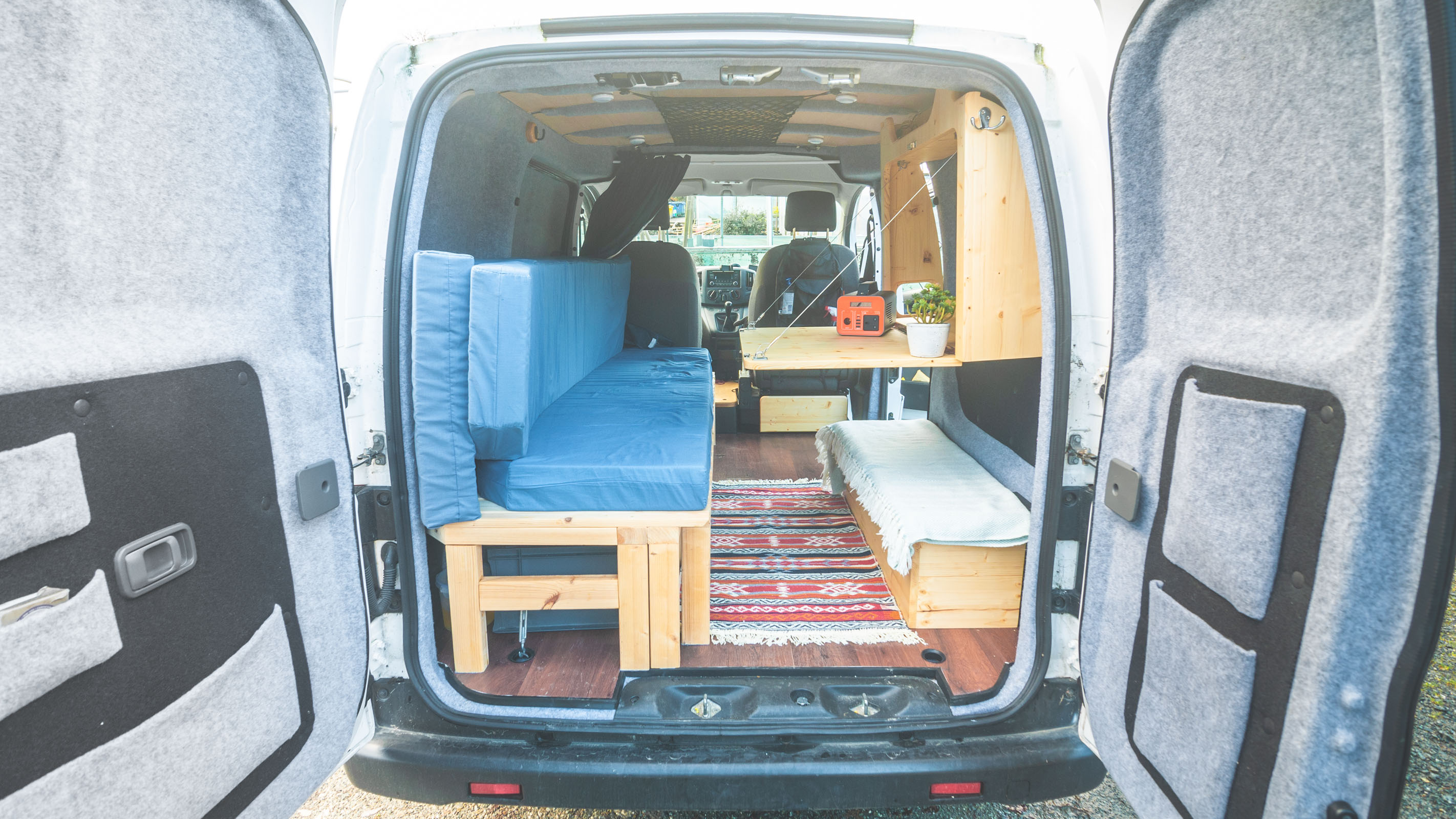 The Tiny Camper Van – Nissan NV200 Conversion | Camper Van Essentials ...